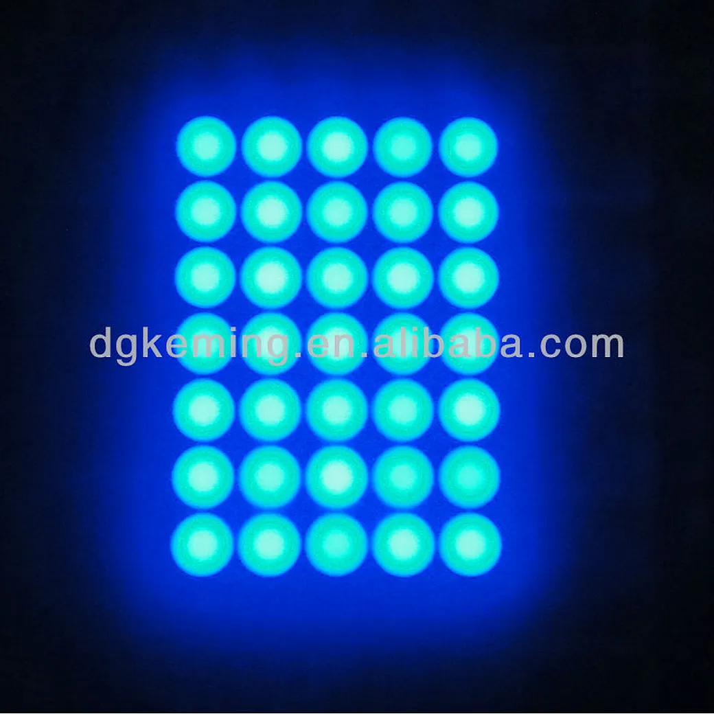 China factory LED dot matrix display 7x5 lattice Red 5x7 dot matrix led ...