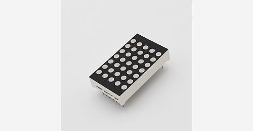 white led 5x7 matrix led round dot matrix display 5*7 led matrix
