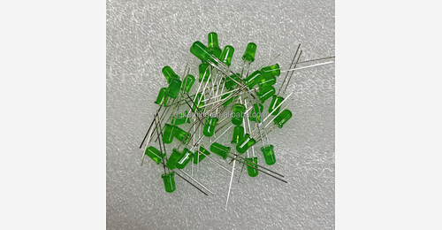 5mm green led diode diffused round led diode 2PIN through hole led ...