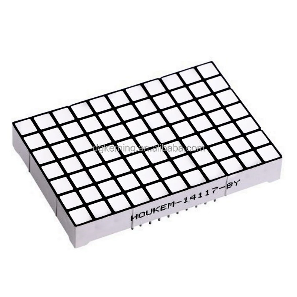HOUKEM led 7x11 dot matrix display white 7x11 square led matrix for ...