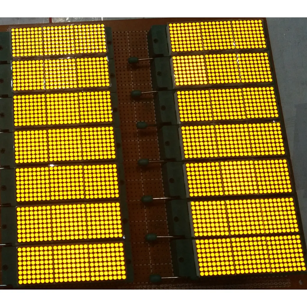 Dot matrix dip led display 12088-bsg Yellow Green 8x8 dot led matrix ...