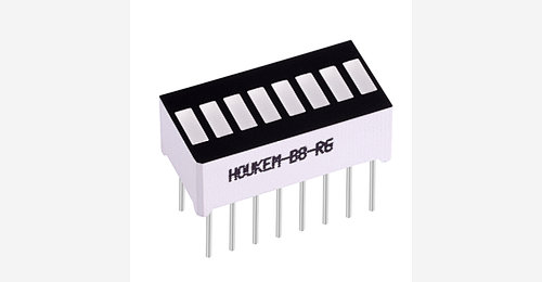 surface mount green led 8 segment bar graph display