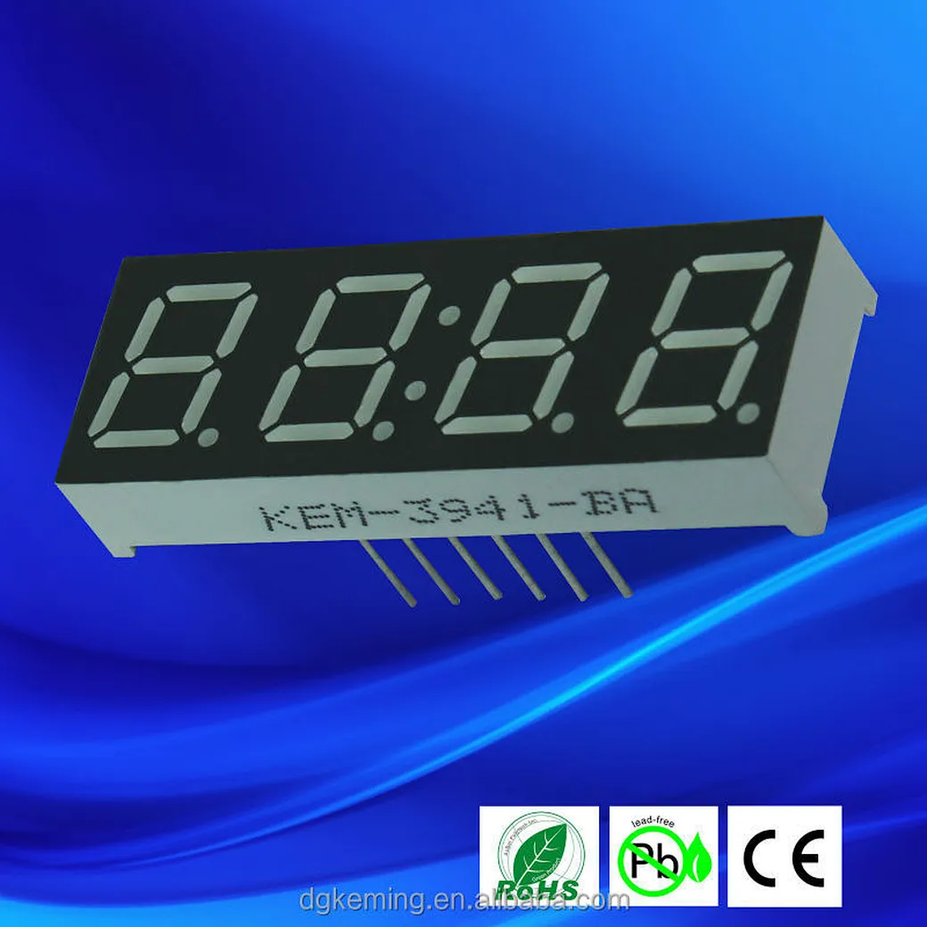 0.39 inch 7 segment led display 4 digit led 7 segment manufacturer