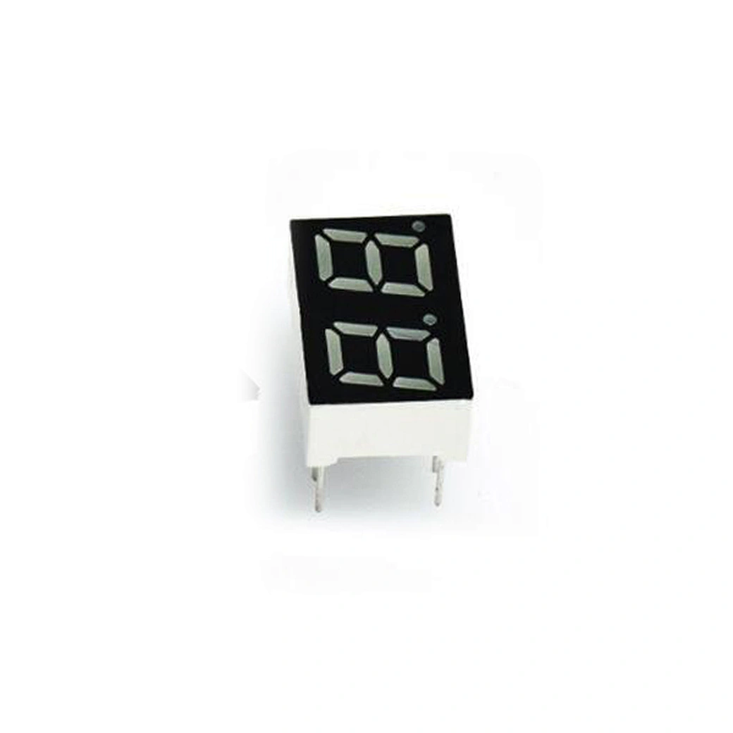 Houkem 2821 7 segment green 0.28" 2 digit led seven-segment led display ...