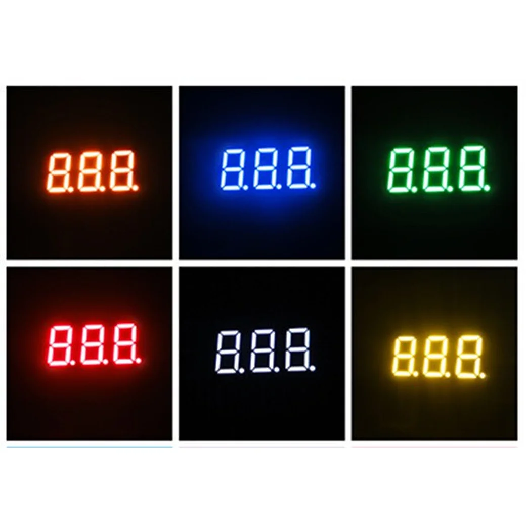 Triple digit 7 segment led 0.36 inch 3 digit 7 segment led display