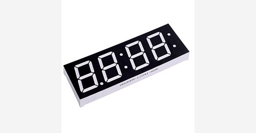 1.2 inch large 4 digit 7 segment led clock time display module