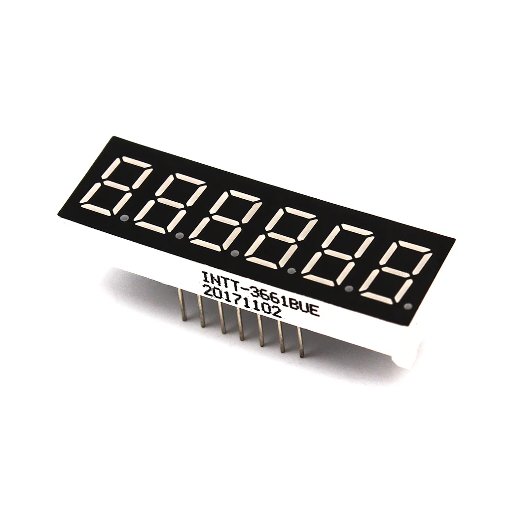 0.36 inch 6 digit 7 segment led display 6 digit seven segment display