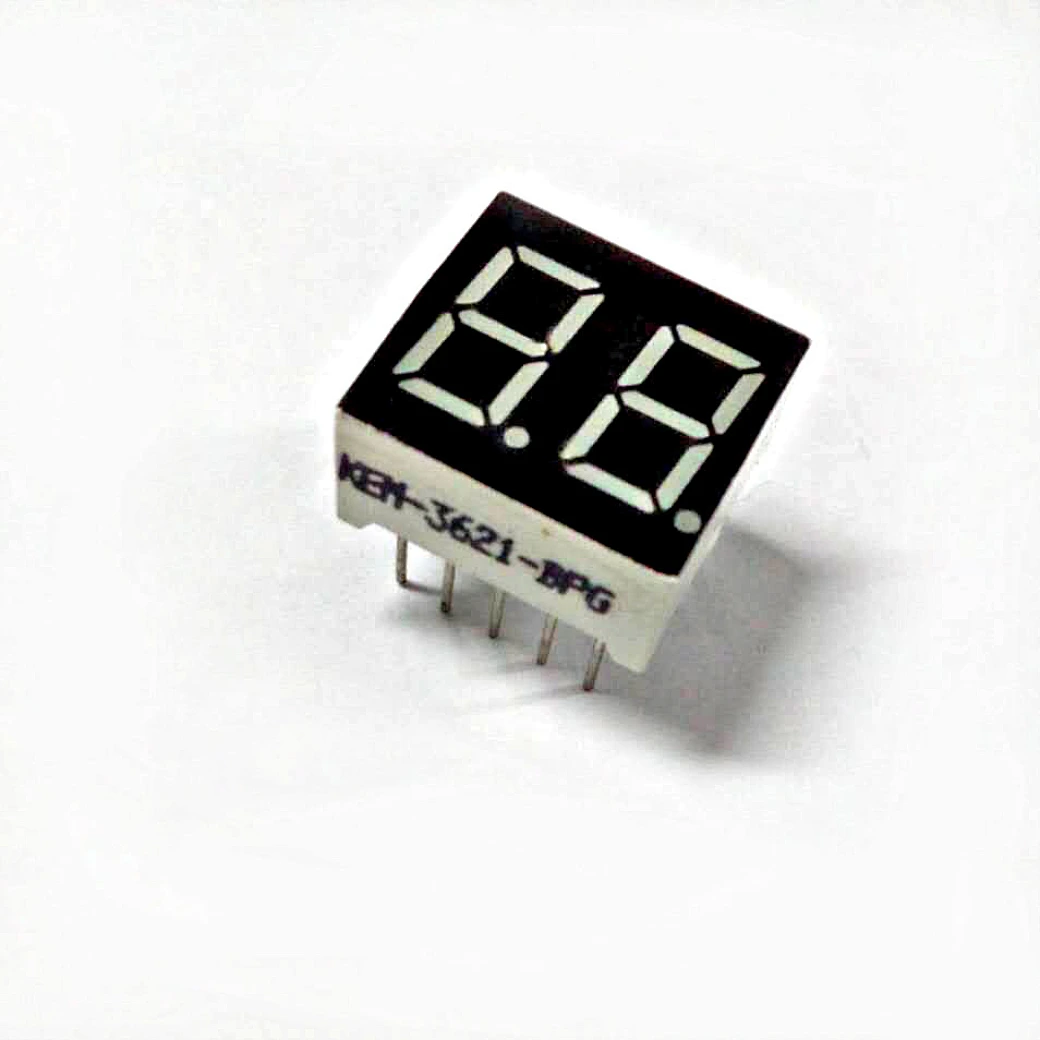 Double Digit 7 Segment Led Display Blue 0 36 2 Digit 7 Segment