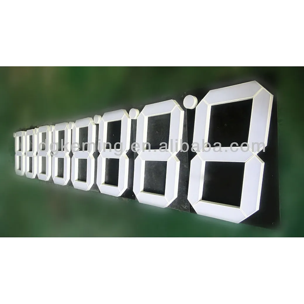 High bright 12 inch 7 segment white led display from China Manufacturer ...