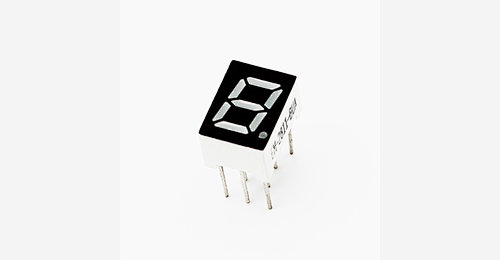 Mini size 7 segment display dip 10pins 0.28 single digit 7 segment led ...