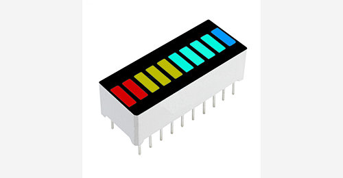 10 segment 3 color Bar graph Digit Display
