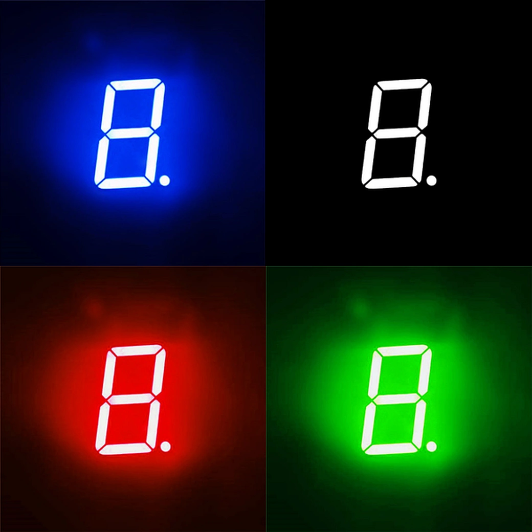 KEM-12011-BW white 1.2" led seven segments 1.2 inch 7 segment display led 1 digit from China ...