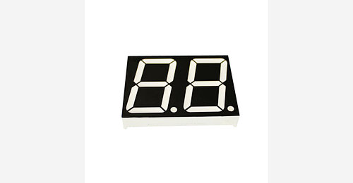 red large dual digits 2 digit 7-segment led 1.5 inch