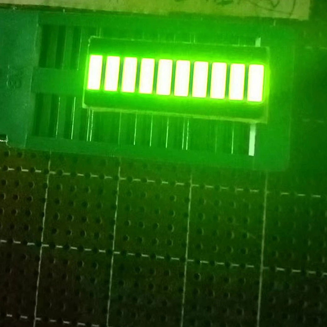 10 segment LED Bar Graph led display KEM-102510-SG super green
