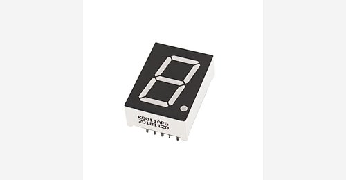 Ultra red 0.8 inch seven segment led 1 digit 7 segment led display - Houkem