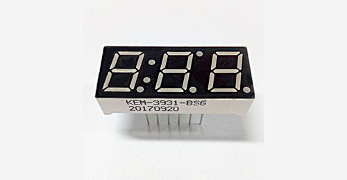 Good quality 0.39inch 3 digit 7 segment led display red color indicator ...
