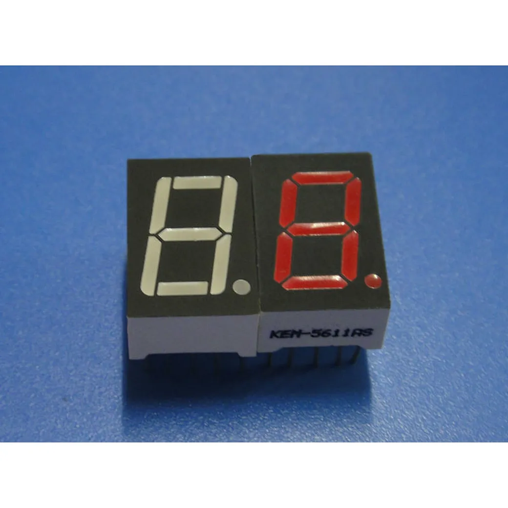 Super Red 0 56 Inch Fnd 5161bs 1 Digit 7 Segment Led Display Ca