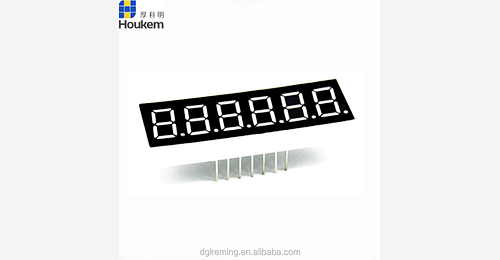 Bright red color 0.36 inch led 7 segment display ultra red 7 segment led display 6 digits