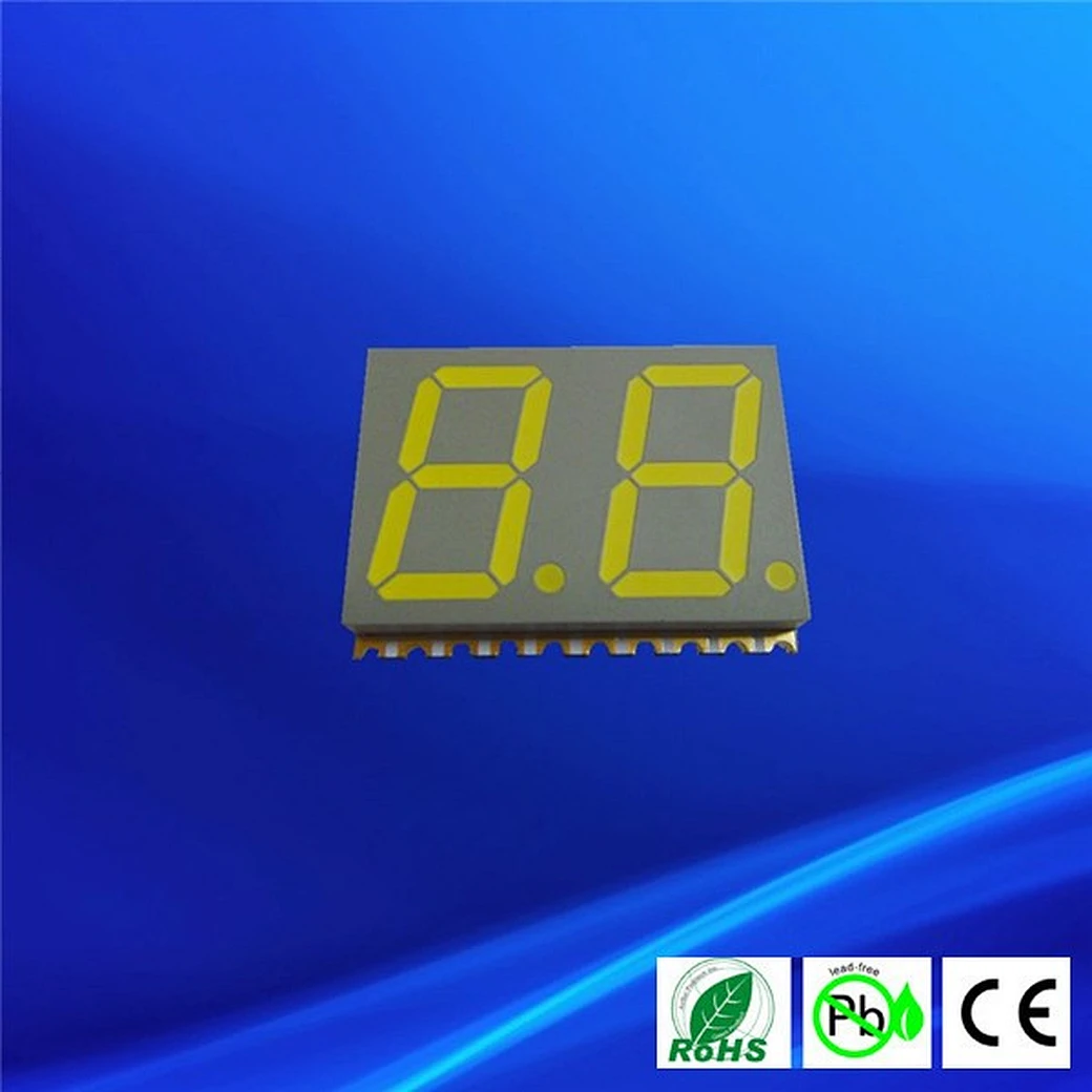 0.56 inch smd display 2 digit 7 segment smd led display