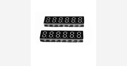 smallest smd seven segment thin 6 digits 0.2 inch fnd 7 segment smd led ...