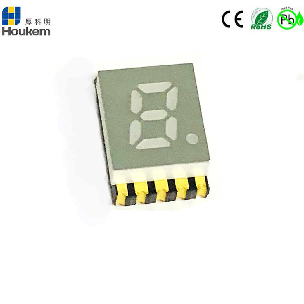 small seven segment SMD type 0.2" mini 7 segment led display smt from China Manufacturer - HOUKEM