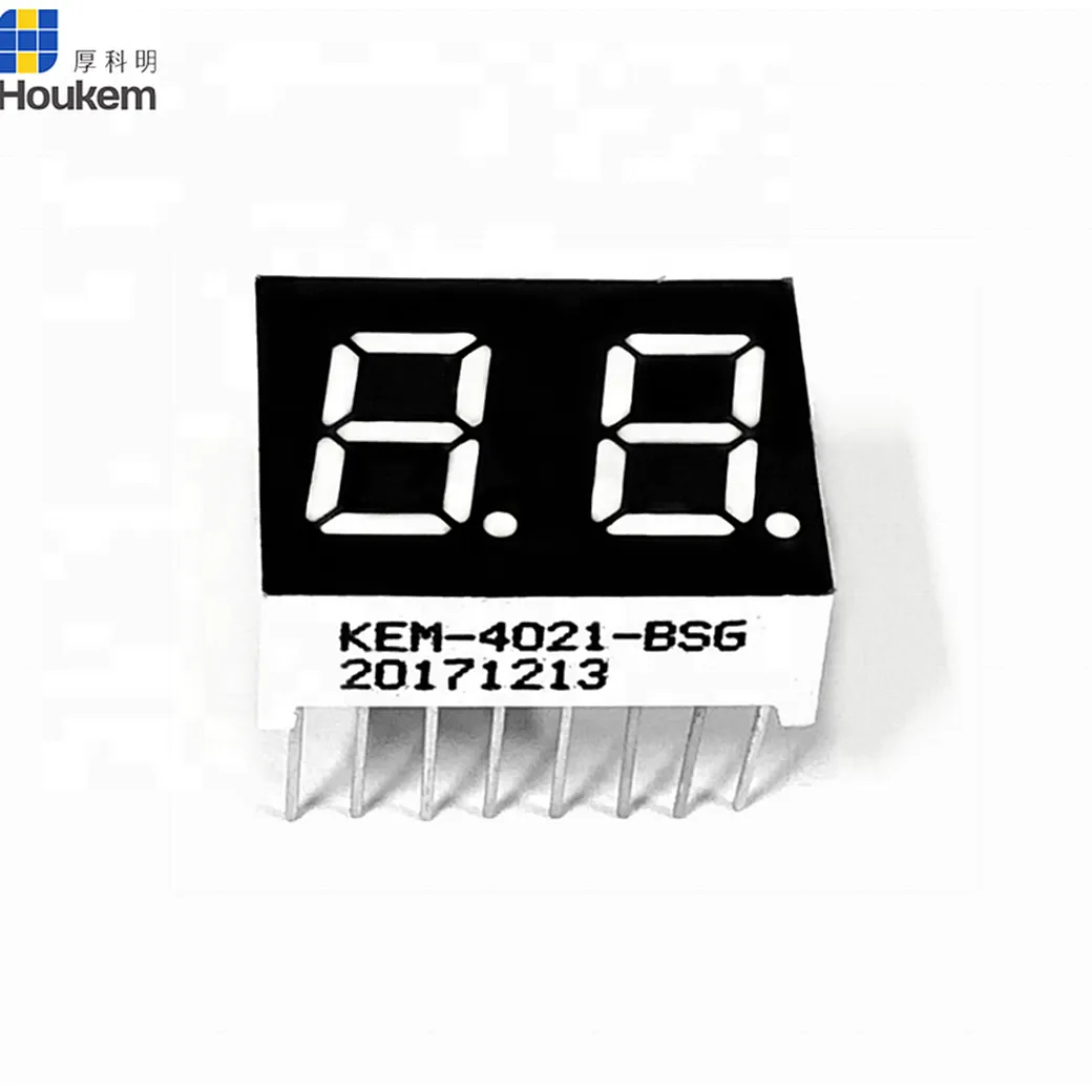 Super Red 0.4 inch 16 pin 2 digit 7 segment led display from China ...