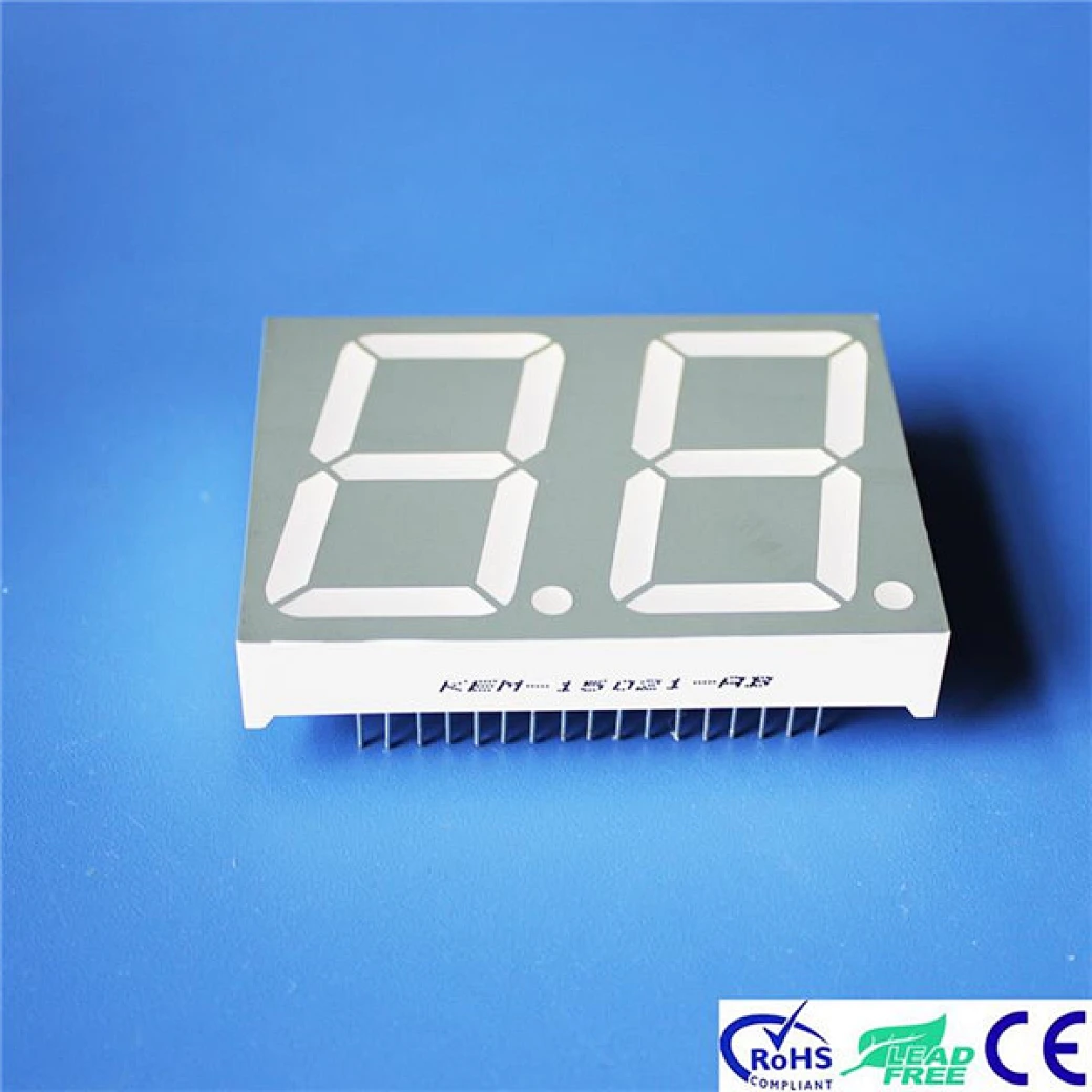 white FND 1.5 inch dual digits 2 digit 7 segment display led 1.5 white FND 1.5 inch dual digits 2 digit 7 segment display led 1.5