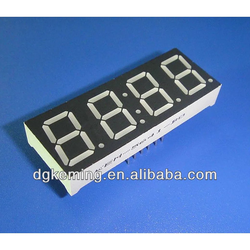 Original manufacturer Ultra bright red led 7 segment 4 digit led ...