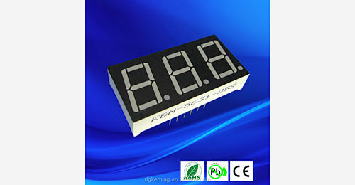 Ultra blue led module 5631as triple digits led 7 segment display