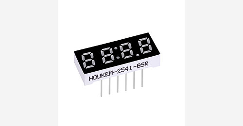 smallest size 0.25" 4 digit seven segment display green red blue white ...