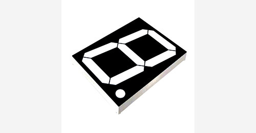 8" RGB 7-segment led digital display 8 inch seven segment display large