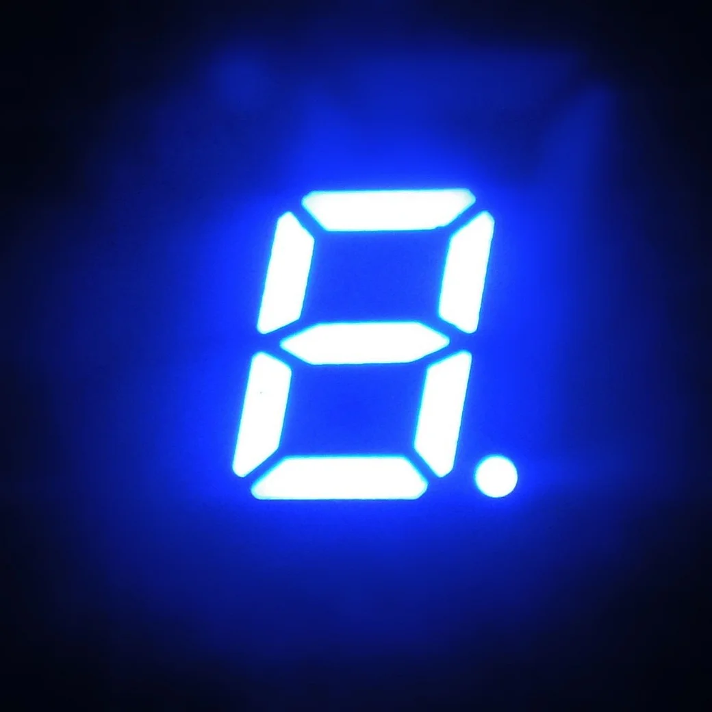 Small 7 segment display red 0.28 inch 1 digit 7 segment led display