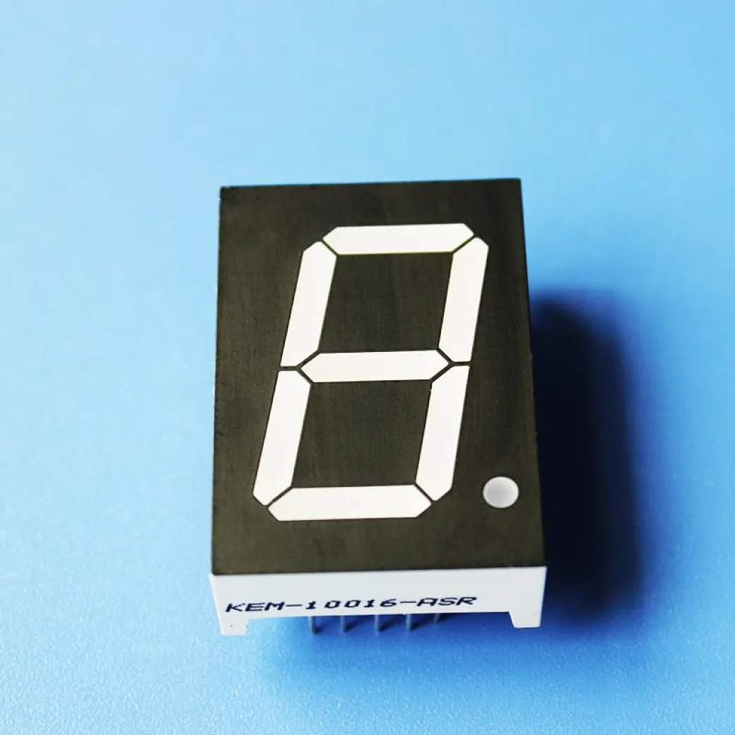 Led Digital Display 7 Segment Fnd Kem 10016 Bw White 1 Digit 7 Segment Led Display From China 