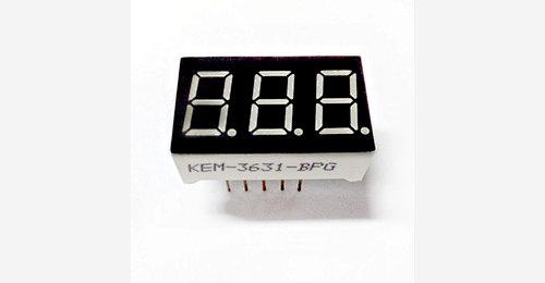 Straight cutting seven segment LED display 0.36 inch 3 digits led ...
