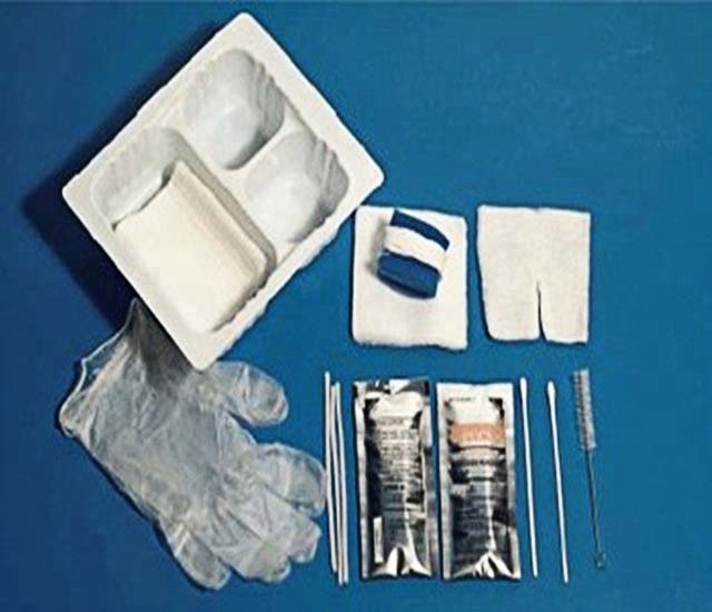 Disposable tracheostomy care tray