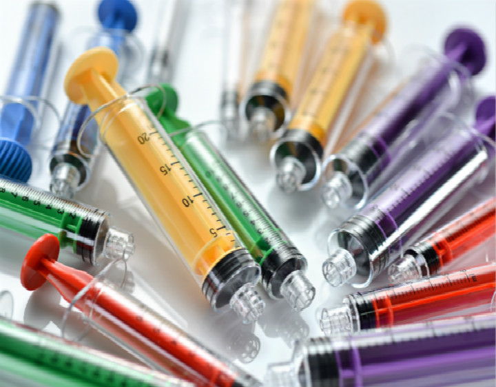 PC syringe,Colored Syringe,Polycarbonate Syringe