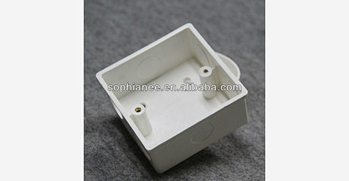 Plastic Single Gang Wall Mounted Boxes , pvc junction box moulding ...