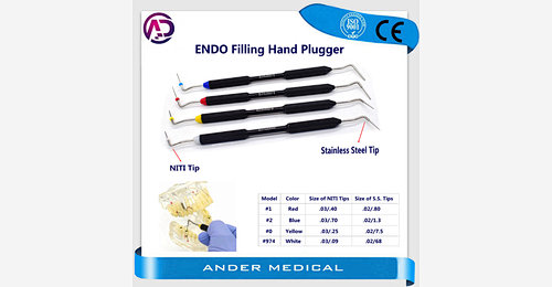 Dental Endodontic instrument Hand plugger