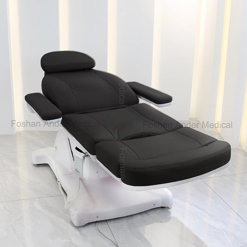 Black Rotatable Beauty Salon Bed