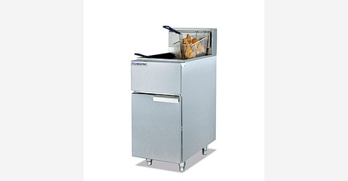 Stainless Steel Commercial 1-Tank 2-Basket Top Fryer Gas Fish Fryer ...