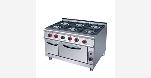 Free stand 6burner cooktop gas cooking stove with oven from China ...