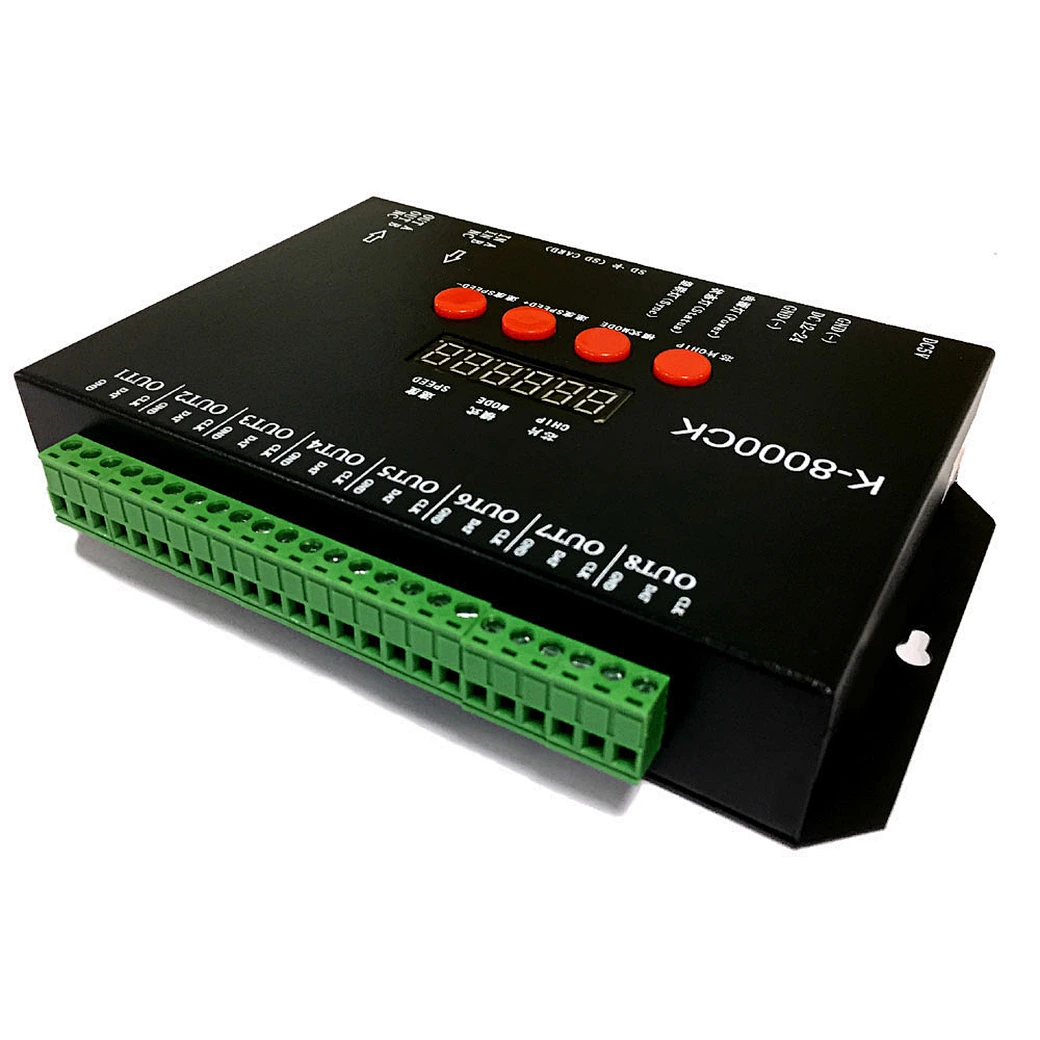 LED Pixel rgb rgbw K-8000C led Controller --Hanron Lighting
