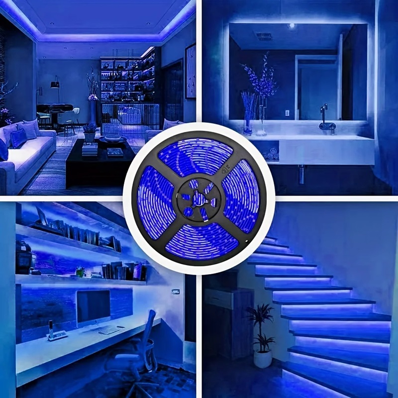 waterproof non-waterproof 5v 12v 24v blue led strip light