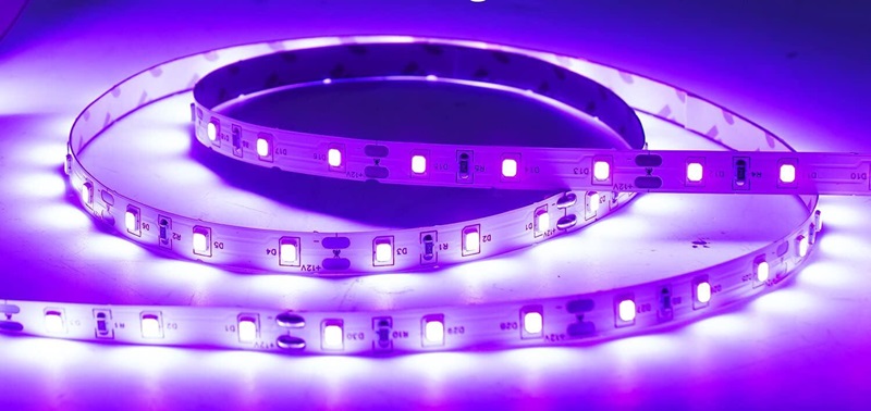 Ultraviolet 5V 12V 24V 365nm 395nm uv led strip light