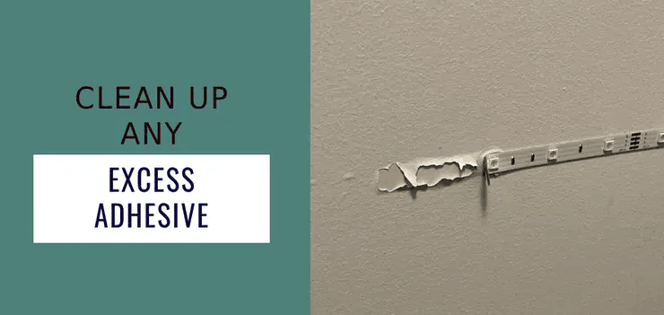 How to Remove LED Strip Light From Wall? - Hanron lighting