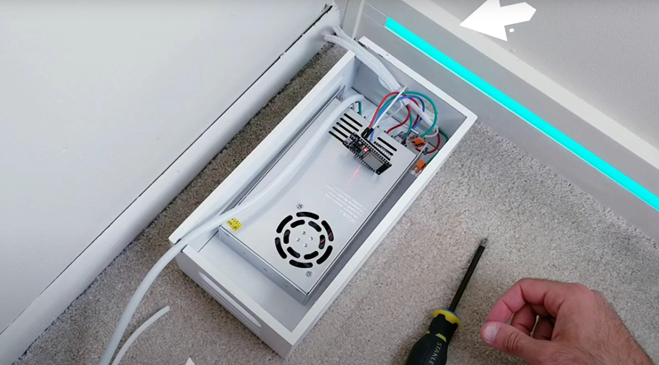 隐藏led灯条电源的10个地方 - 杭隆照明