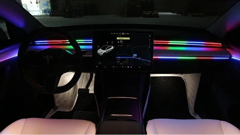 how to use led light strips for car interior?--Hanron Lighting