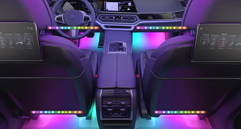 how to use led light strips for car interior?--Hanron Lighting