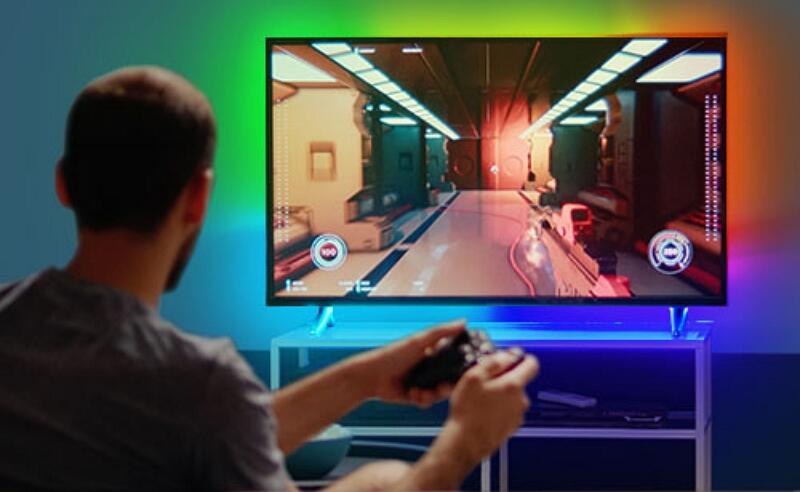 How to install led strip on the back of the tv? - Hanron lighting