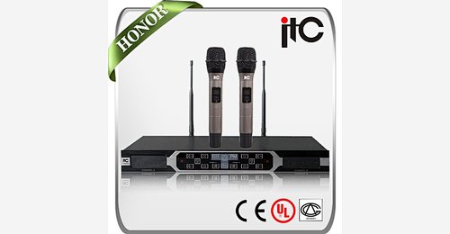 ITC T-521UF Best Selling Auto Frequency Matching FM Wireless Microphone ...